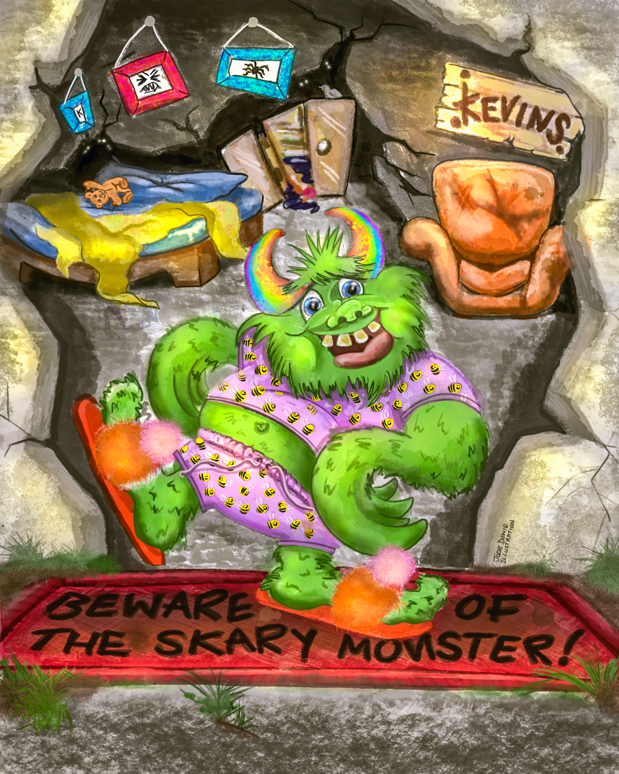 Kevin the Monster comes to life – Nystagmus Network